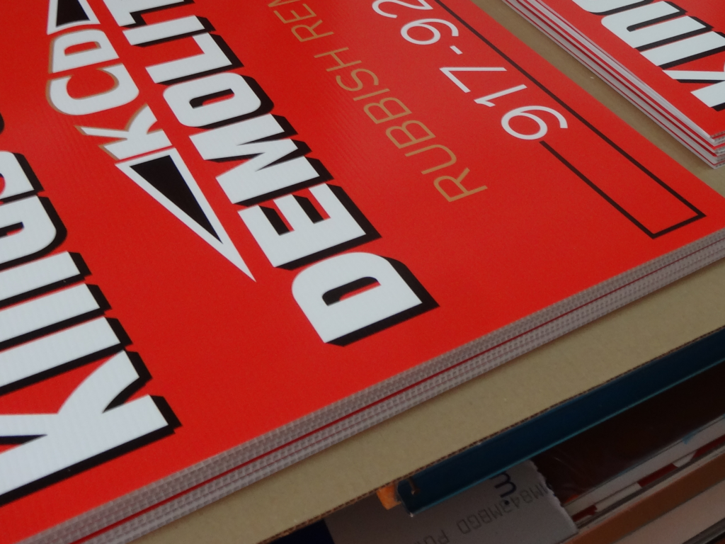 Coroplast Signs – Corrugated Plastic Yard Signs - Gogi Signs