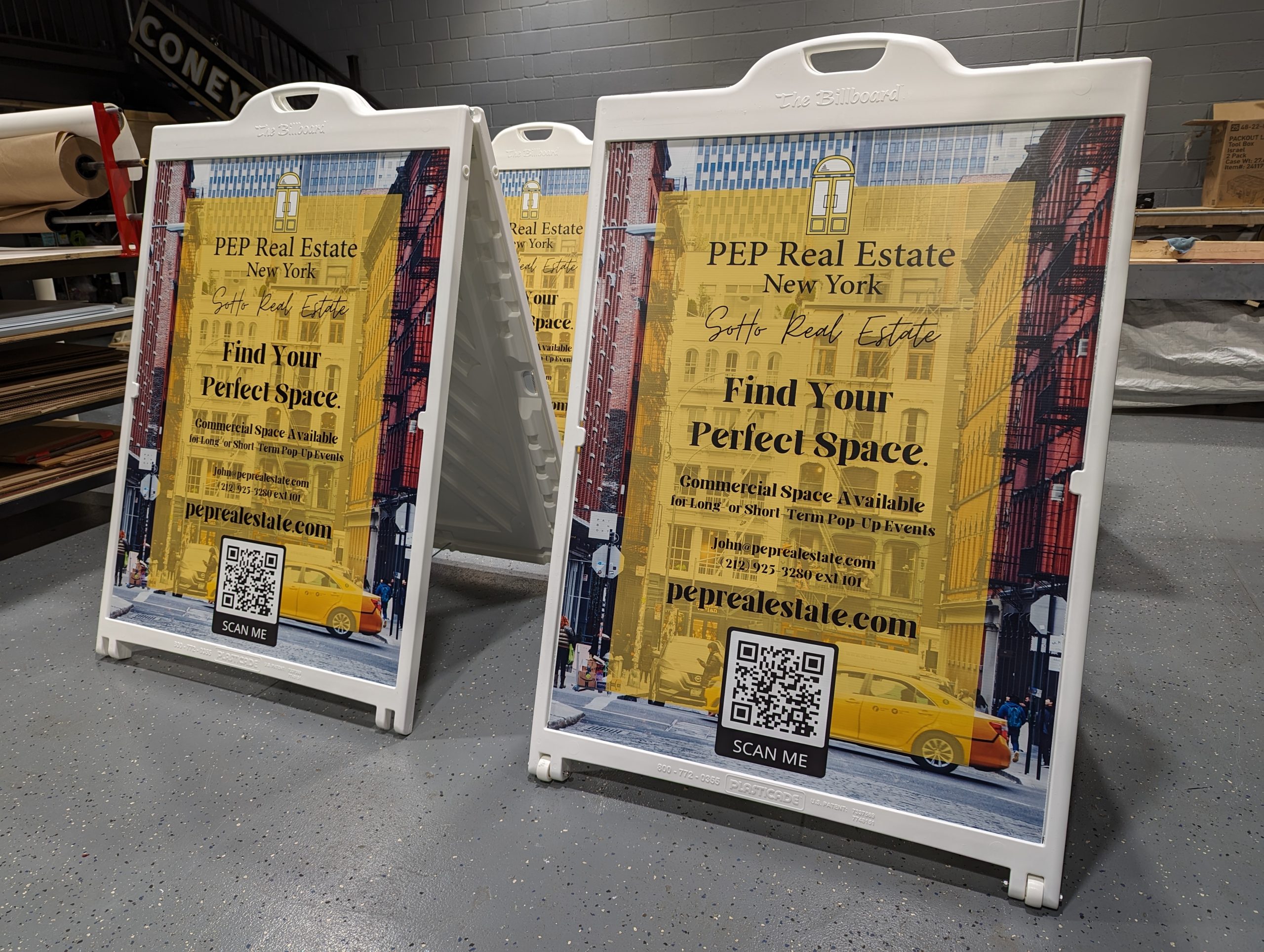 Sidewalk Signs in NJ, A-Frame Message Board